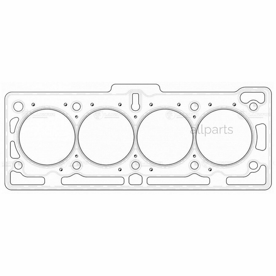 LUZAR LES-10102 Прокладка ГБЦ для а/м Лада Largus (12-)/Renault Logan (04-) 1.4i/1.6i [K7J K7M] (LES 10102)