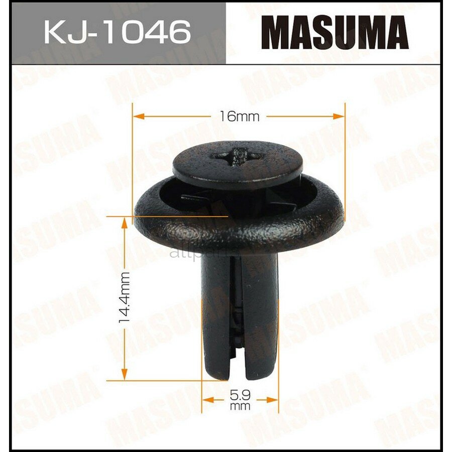 MASUMA KJ-1046 клипса!\LEXUS NX200, TOYOTA VENZA/PRIUS/CELICA, GALANT/LANCER/PAJERO 94>