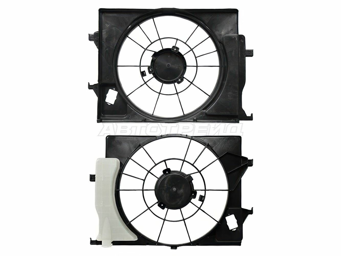 Диффузор радиатора для Хендай Акцент, Солярис, Верна, КИА Рио арт ST590048 SAT