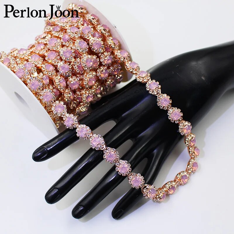 Стразы для декора Perlon Joon, розовый, Jelly pink