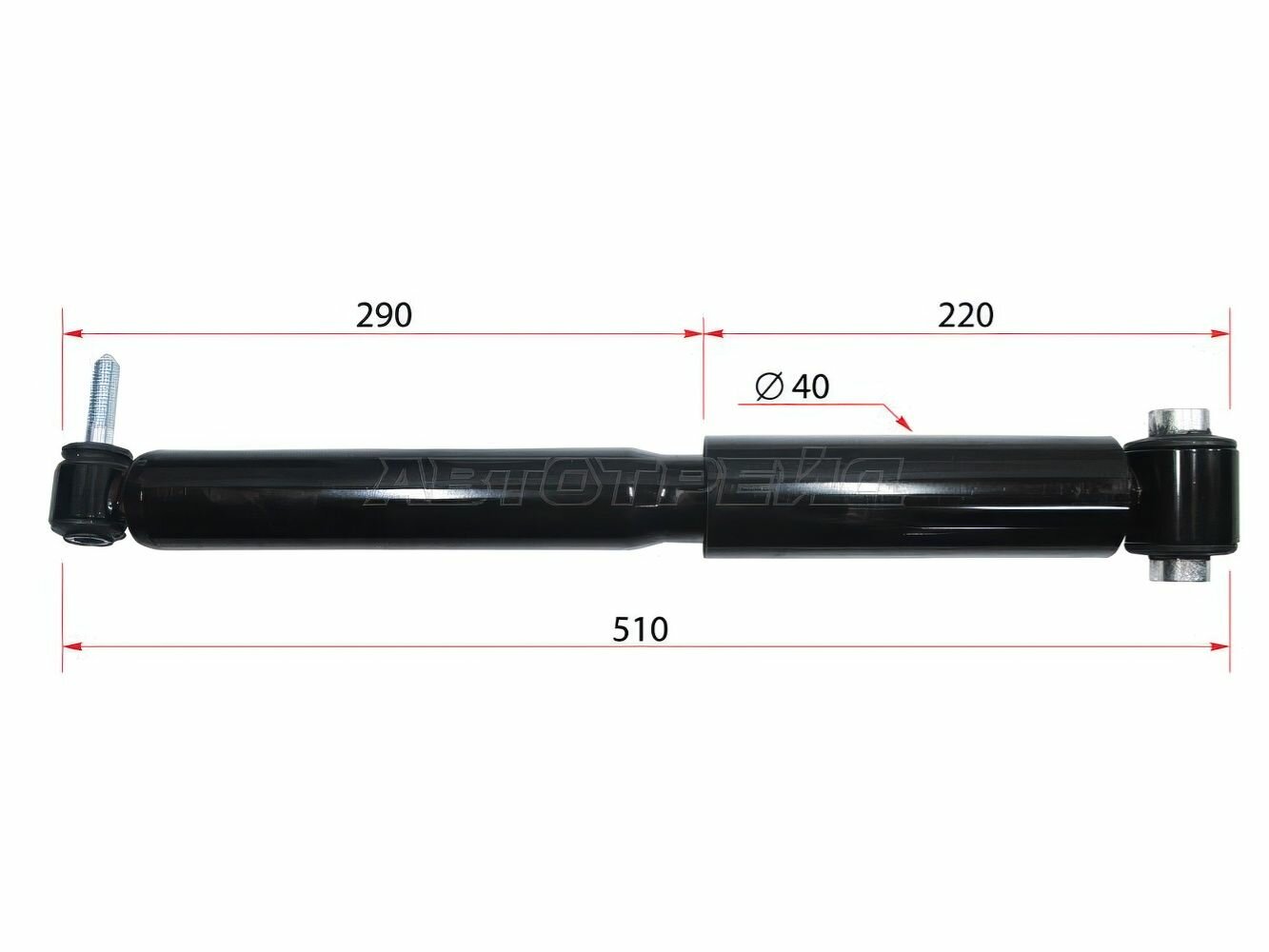 Амортизатор задний для Рено Меган, Сценик арт ST8200038258 SAT