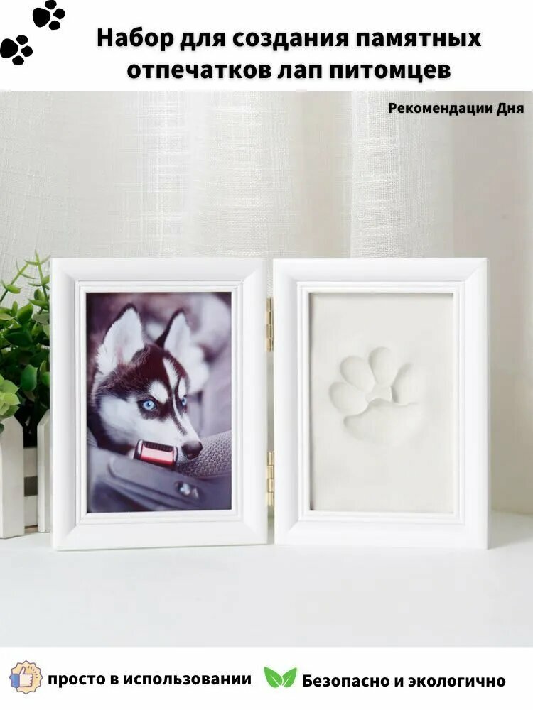 Набор для создания памятных отпечатков лап питомцев