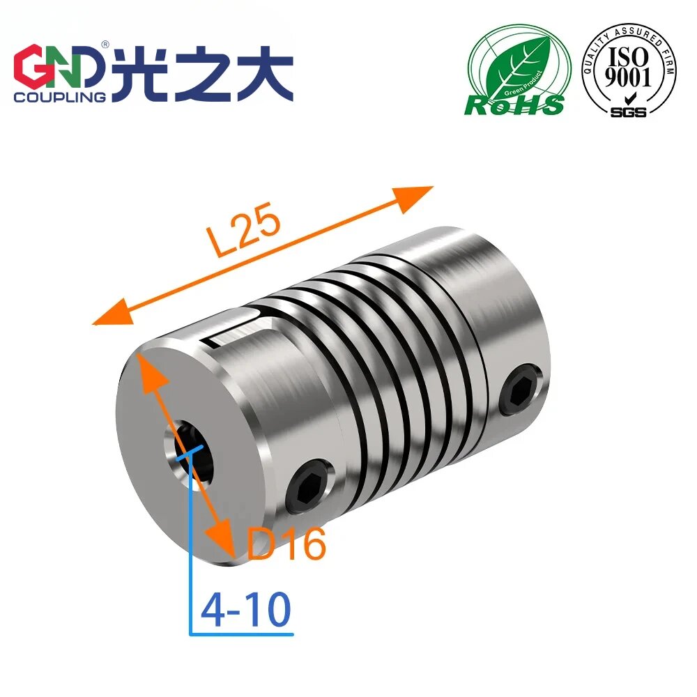 Муфта GND D16L25 10x10
