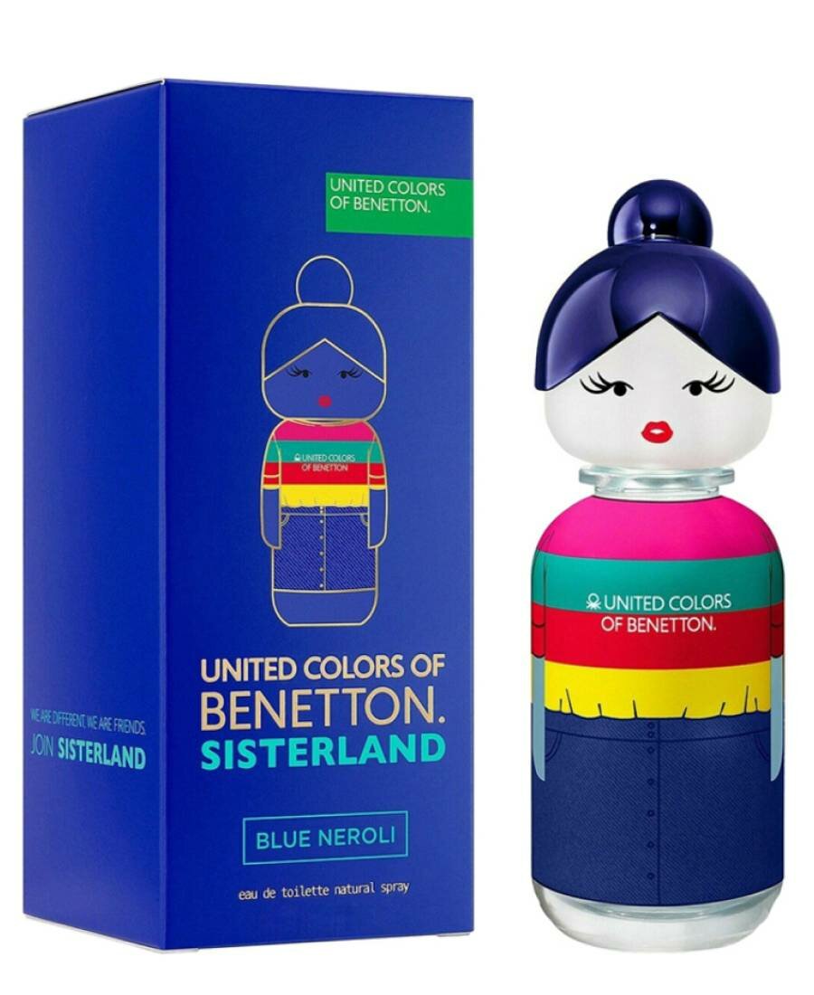Туалетная вода Женская Benetton Sisterland Blue Neroli (edt) 80мл