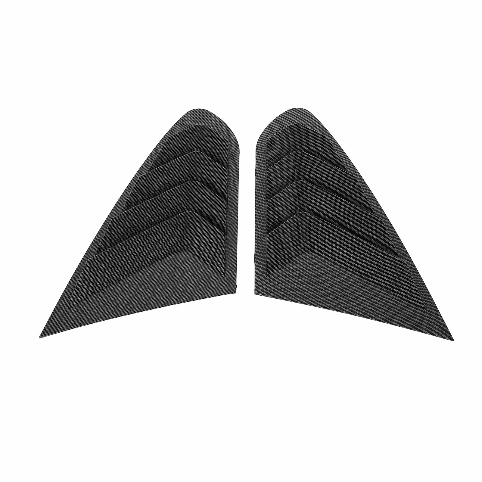 Пара жалюзи на заднее боковое стекло для BMW 4 серии F36 2014-2020, стиль карбон