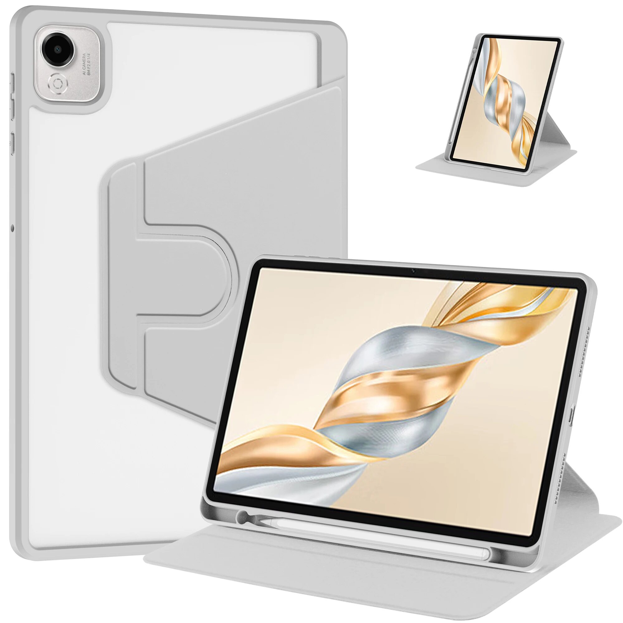 Чехол для Huawei Honor Pad MatePad Pro 12.2 (2025) Grey с подставкой