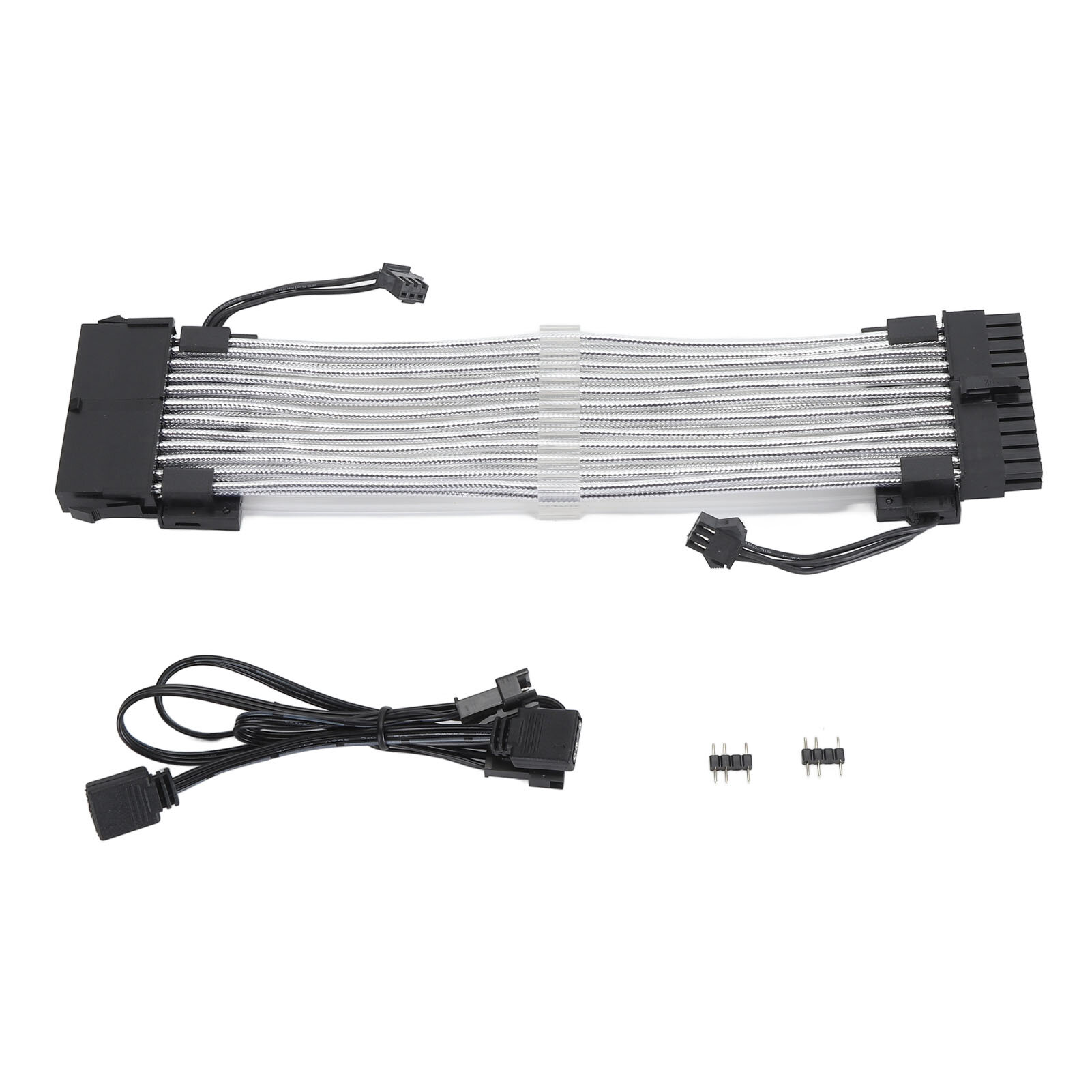 Удлинительный кабель ARGB 24PIN 41PCS Медную проволоку Красочную заглушку и воспроизведение синхронизированного кабеля для компьютерного корпуса