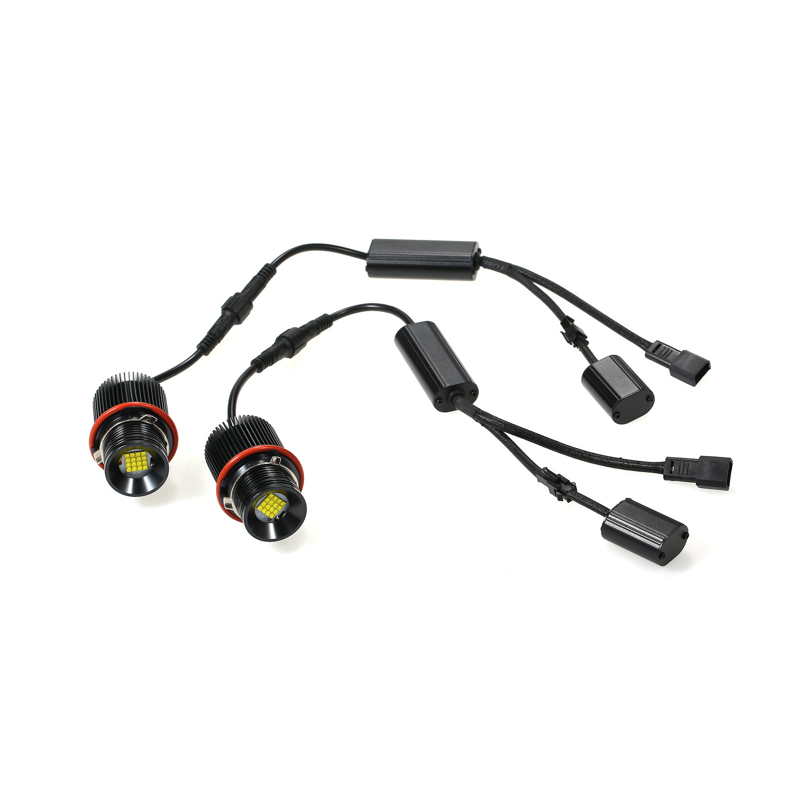 40 Вт/шт Ангельские Глазки Halo Кольцо Габаритные Огни Лампа 16SMD Белый Замена для BMW E39 E53 E60