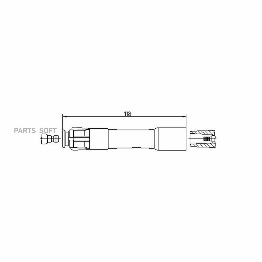 BREMI 13249A1,8 Наконечник катушки зажигания