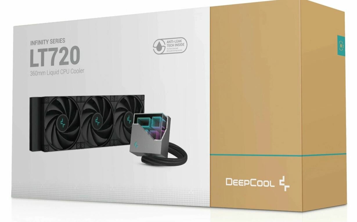 Комплект водяного охлаждения Deepcool LT720 BK, для процессора