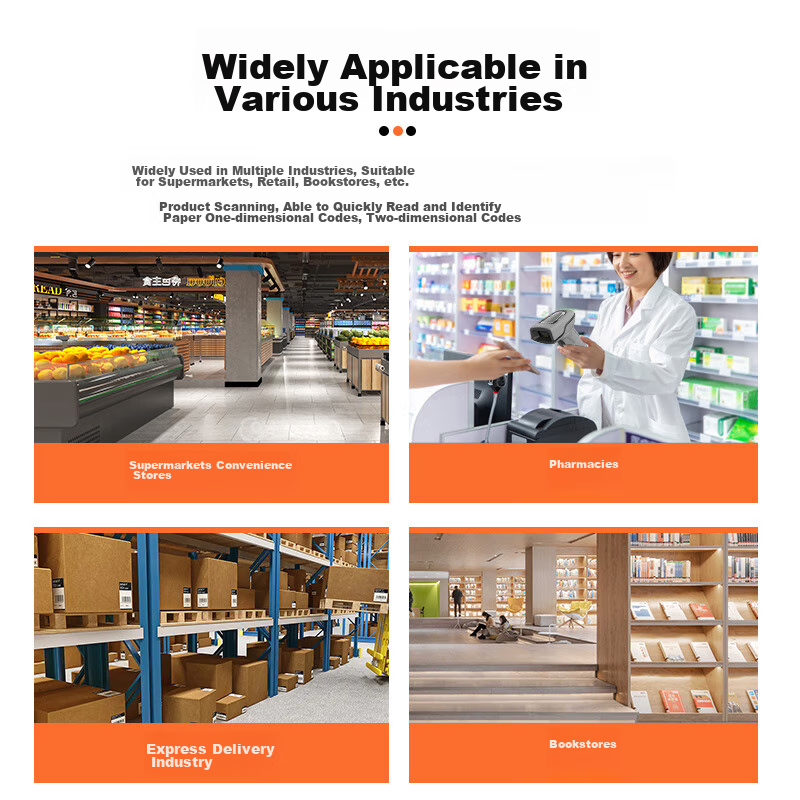 Hikvision Robot, Hikvision Barcode Scanner, QR Code Scanner, Barcode Scanner, Supermarket Warehouse Logistics Cashier, Pharmaceutical Traceability, Express Delivery Scanner, Screen Code Imaging MV-ORH330