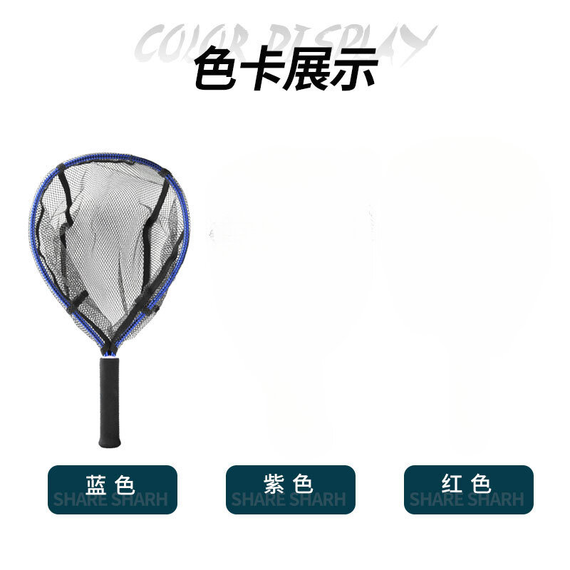 Прямые поставки рыболовных сетей из алюминиевого сплава, маленькая посадочная сеть, портативная рыболовная , глубокая , карманная с мелкой сеткой, рыболовные принадлежности