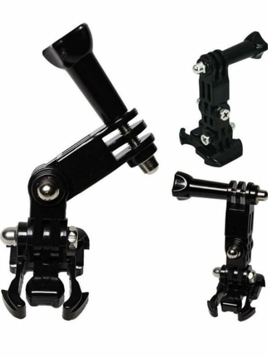 Трехпозиционное крепление для экшн камеры GoPro; DJI; INSTA360