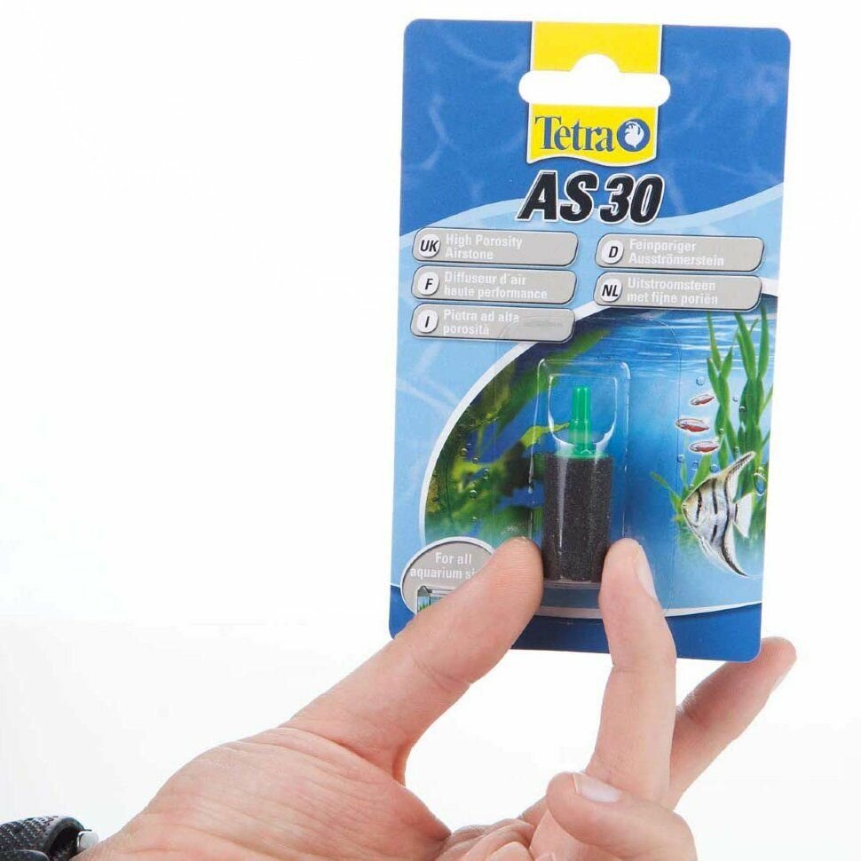Аквариумный распылитель воздуха Tetra AS 30, для насыщения воды кислородом, компактный и удобный