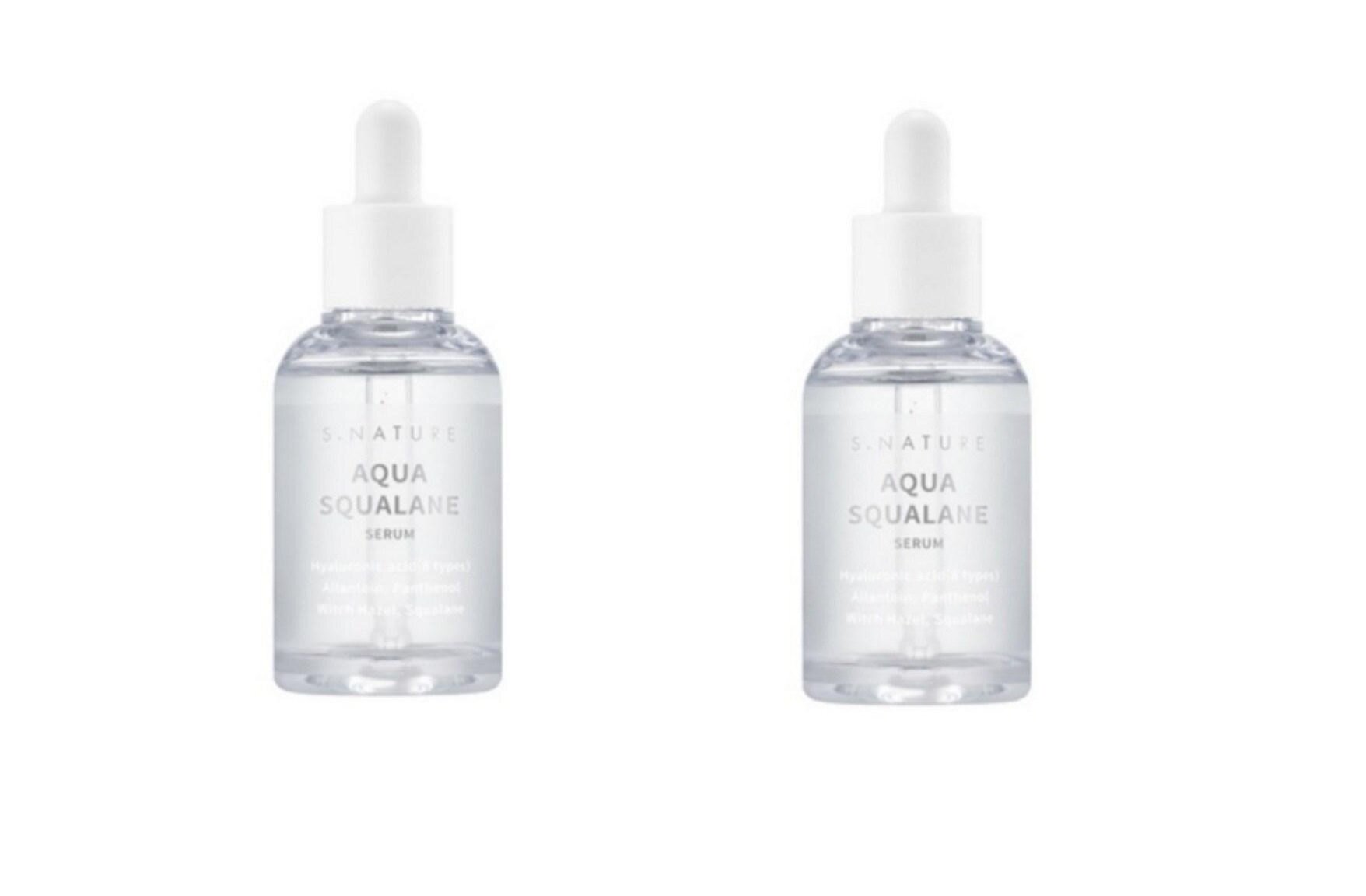 Сыворотка S.Nature для лица AQUA SQUALANE SERUM, увлажняющая со скваланом, 50мл, 2 шт