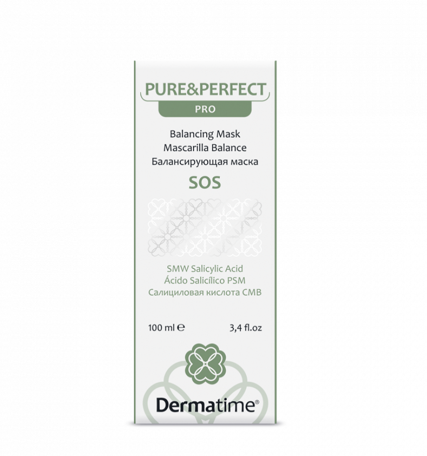 Dermatime Pure and Perfect PRO Balancing Mask – Балансирующая маска SOS Дерматайм, 100 мл