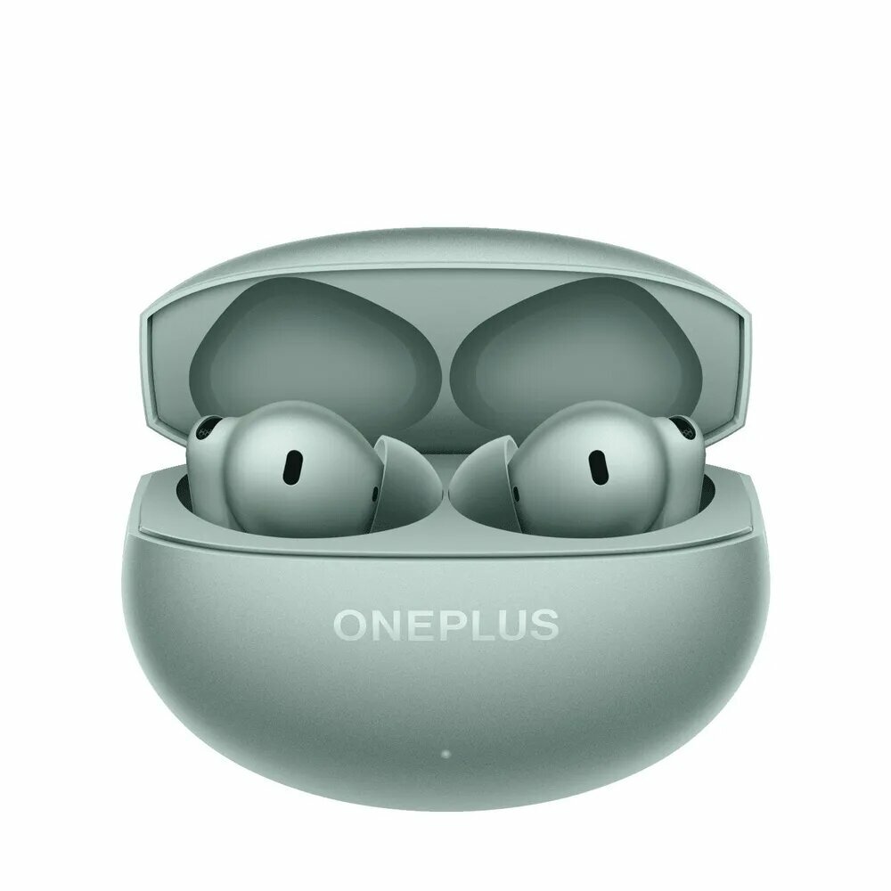 OnePlus Наушники беспроводные с микрофоном OnePlus Buds 4, USB Type-C, зеленый