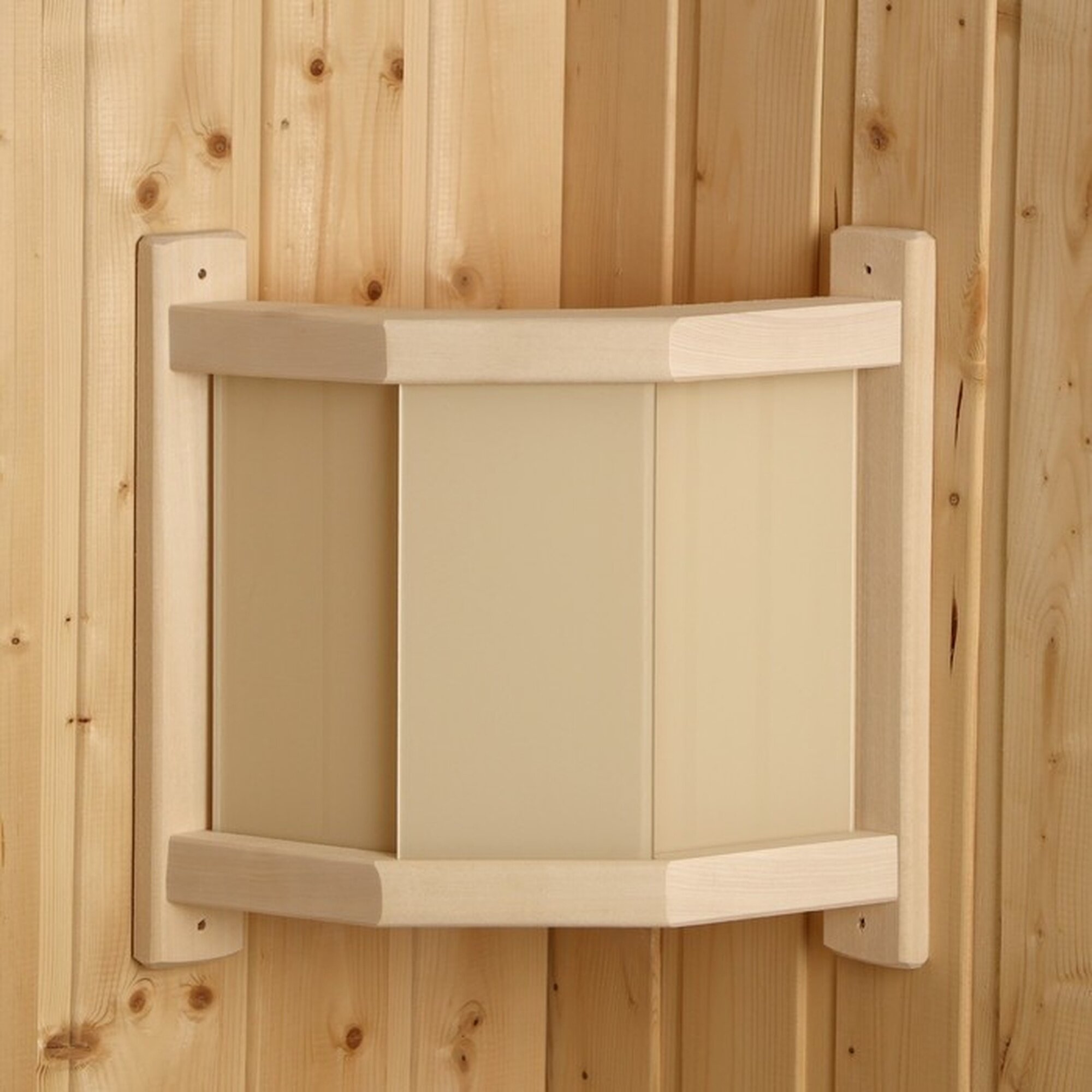 Абажур Добропаровъ "Фонарь-2", угловой, дерево, бежевый, 29,5x33,5x12,5 см