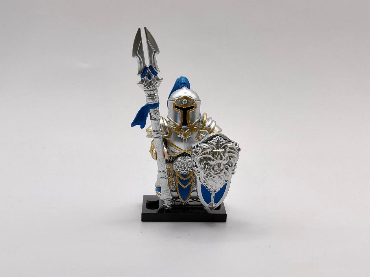 Минифигурка "Рыцарь Альянса 3", фигурка из вселенной WarCraft, совместима с конструкторами Lego