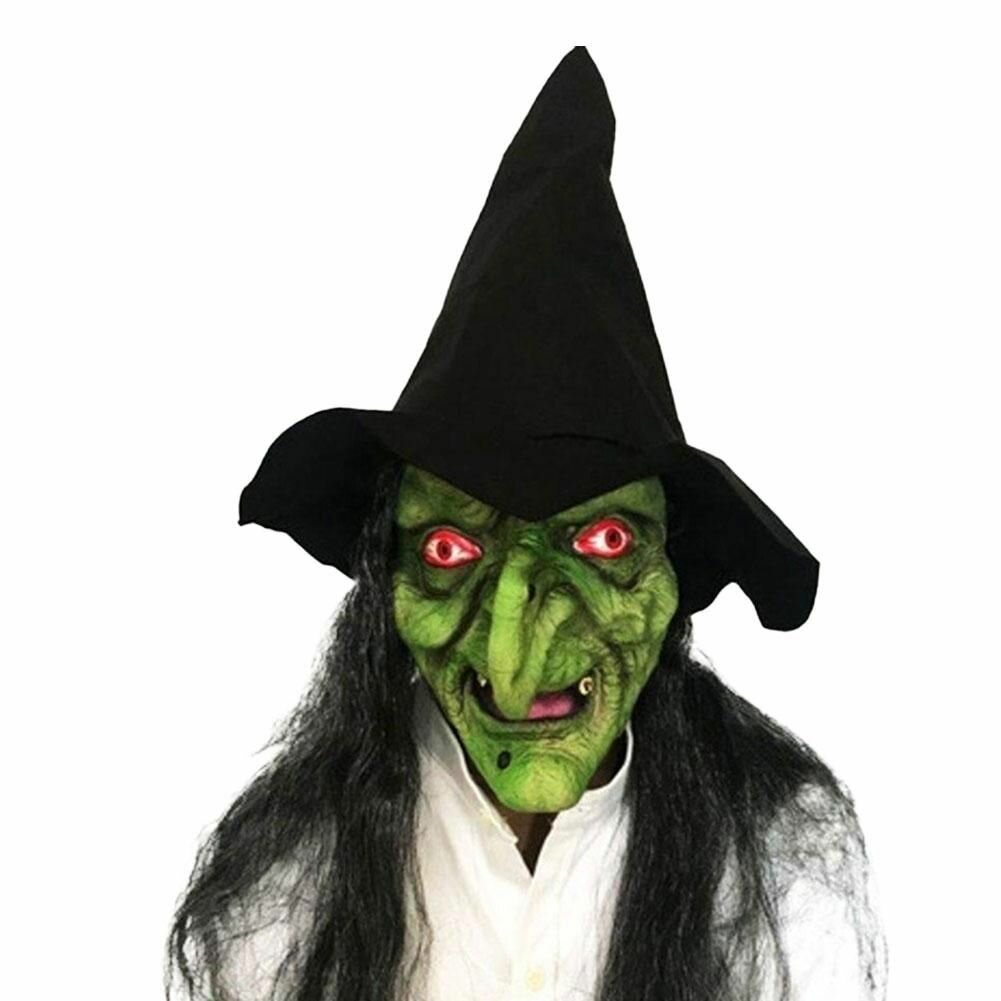 3D-маска ужаса из латекса, подходит для страшной маски на Хэллоуин