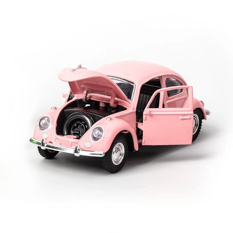 Розовый Volkswagen Beetle 1:32, цвет pink