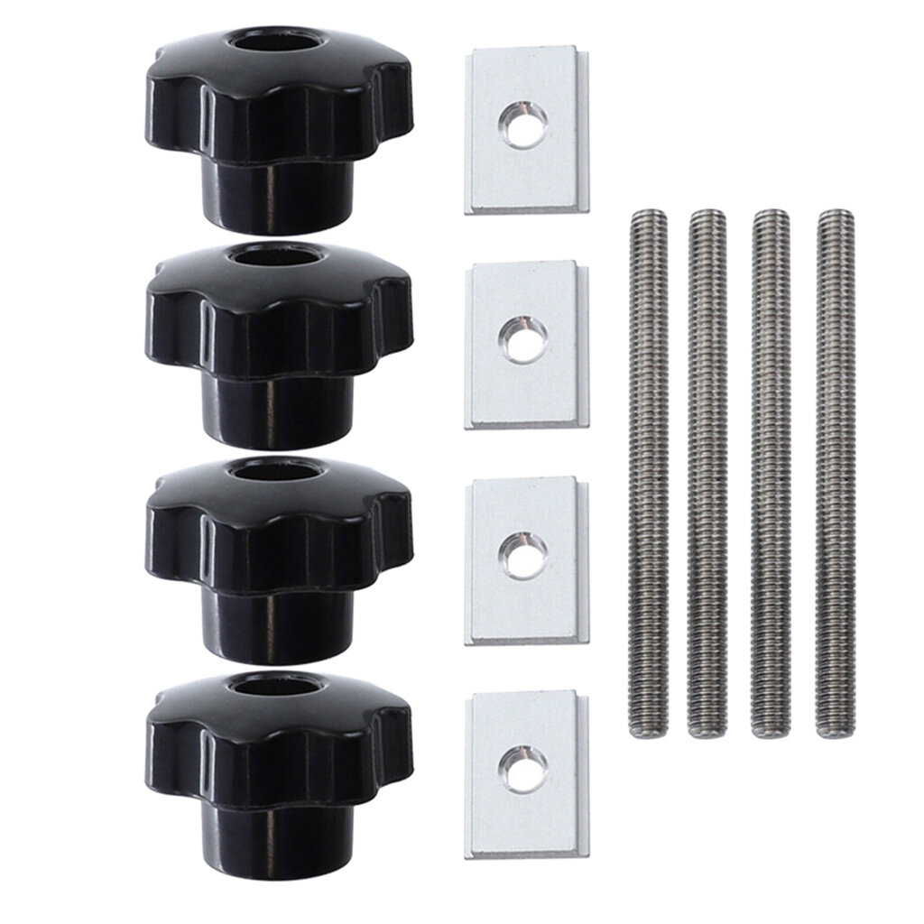 Ручка, ползунок с Т-образным пазом, угловая Т-образная направляющая, приспособление для винтов, настольная пила, фрезерный станок, направляющая желоба приспособлений деревообрабатывающих инструментов