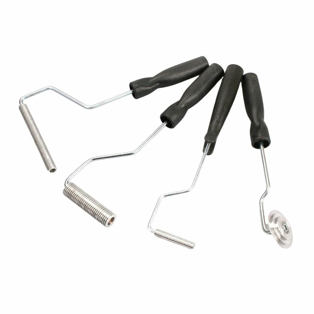 Набор из 4 валиков для ламинирования стекловолокном для качественной отделки в домашних проектах