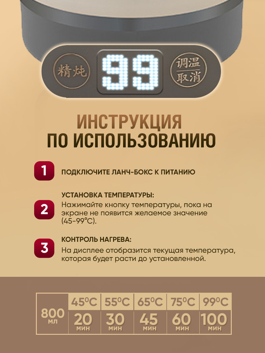 Ланч-бокс с подогревом — фото 1