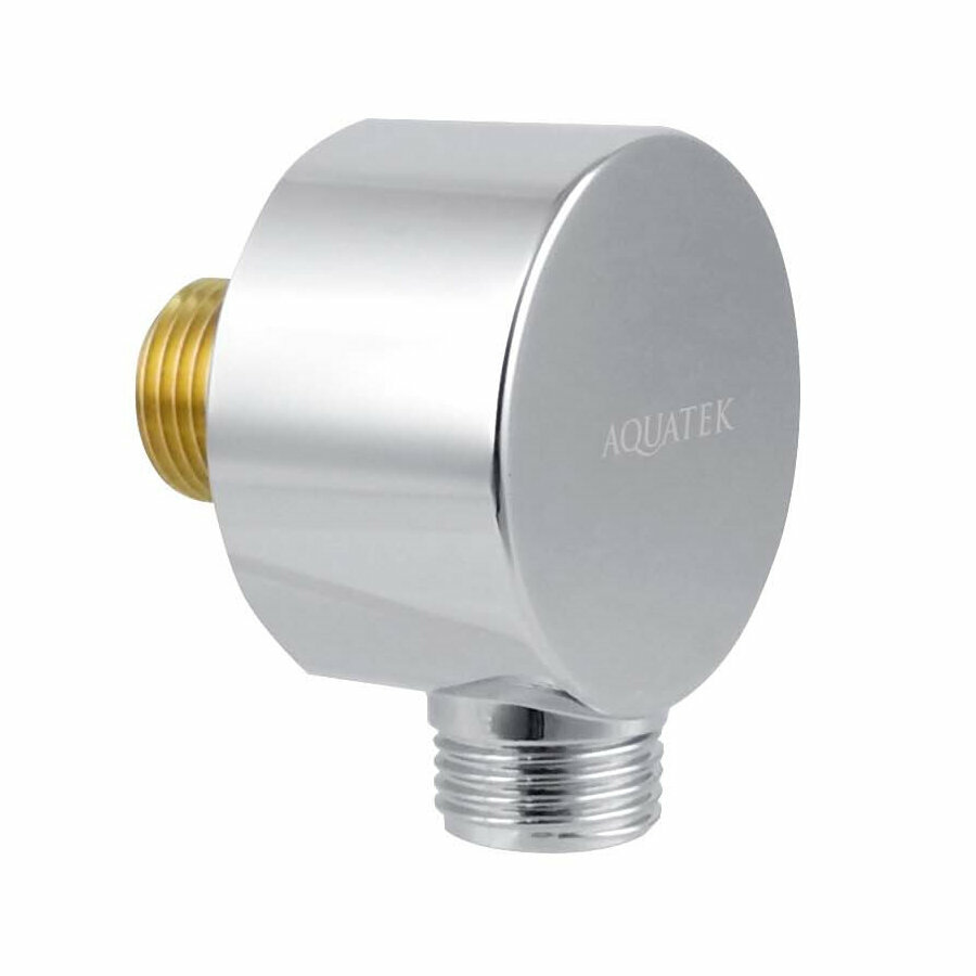 Шланговое подсоединение Aquatek, хром AQ2454CR