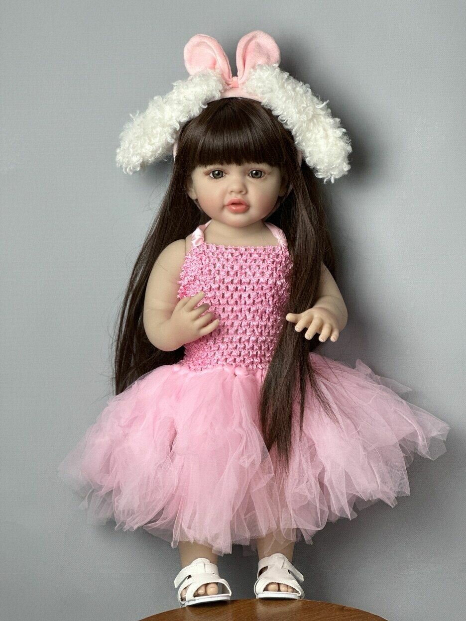 55cm силиконовая регенеративная кукла для всего тела