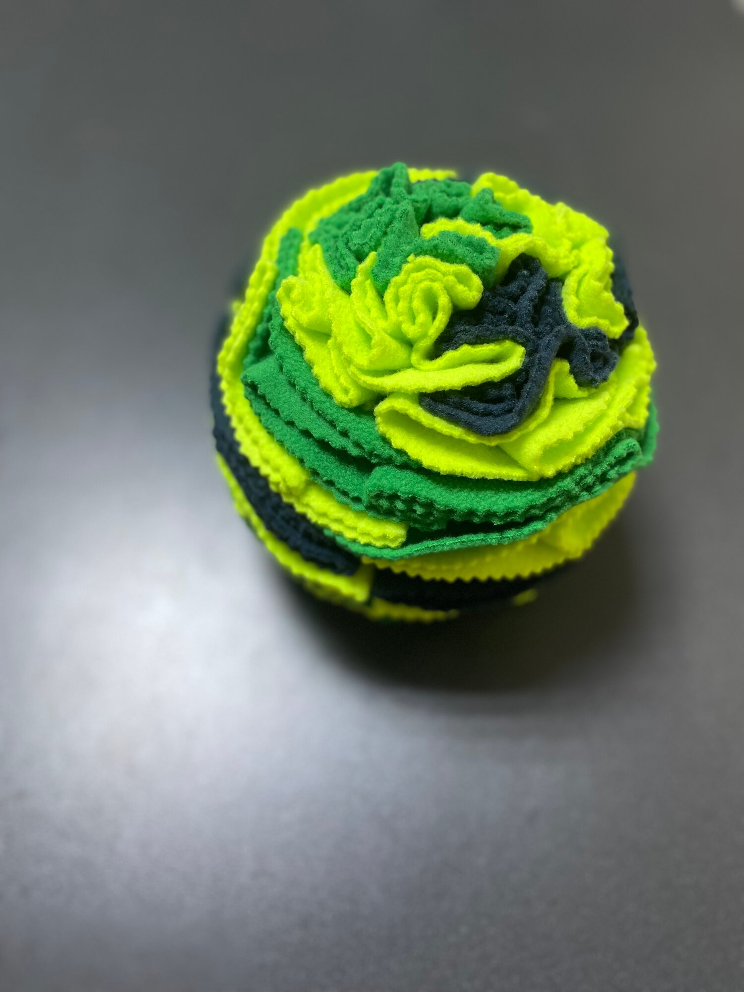 Нюхательный мяч для собак, для лакомств и кормления, антистресс, 13см