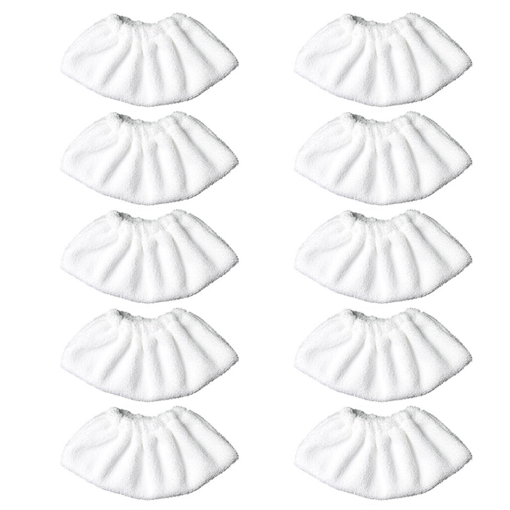 10шт Чистящие Прокладки Хлопчатобумажная Щетка для Головного Убора, Тряпка Для Пыли Karcher Easyfix SC2 SC3 SC4 SC5, Аксессуары Для Швабры-Пароочистителя