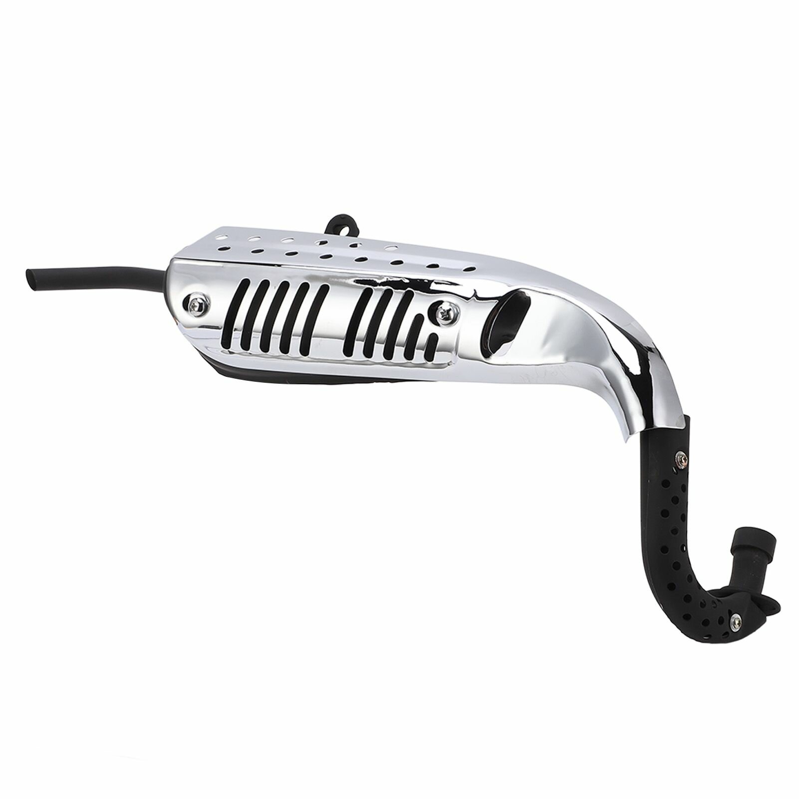 Выхлопная труба глушителя мотоцикла с теплозащитным экраном из стального сплава для мини-байка Z50 49-107 куб. см.