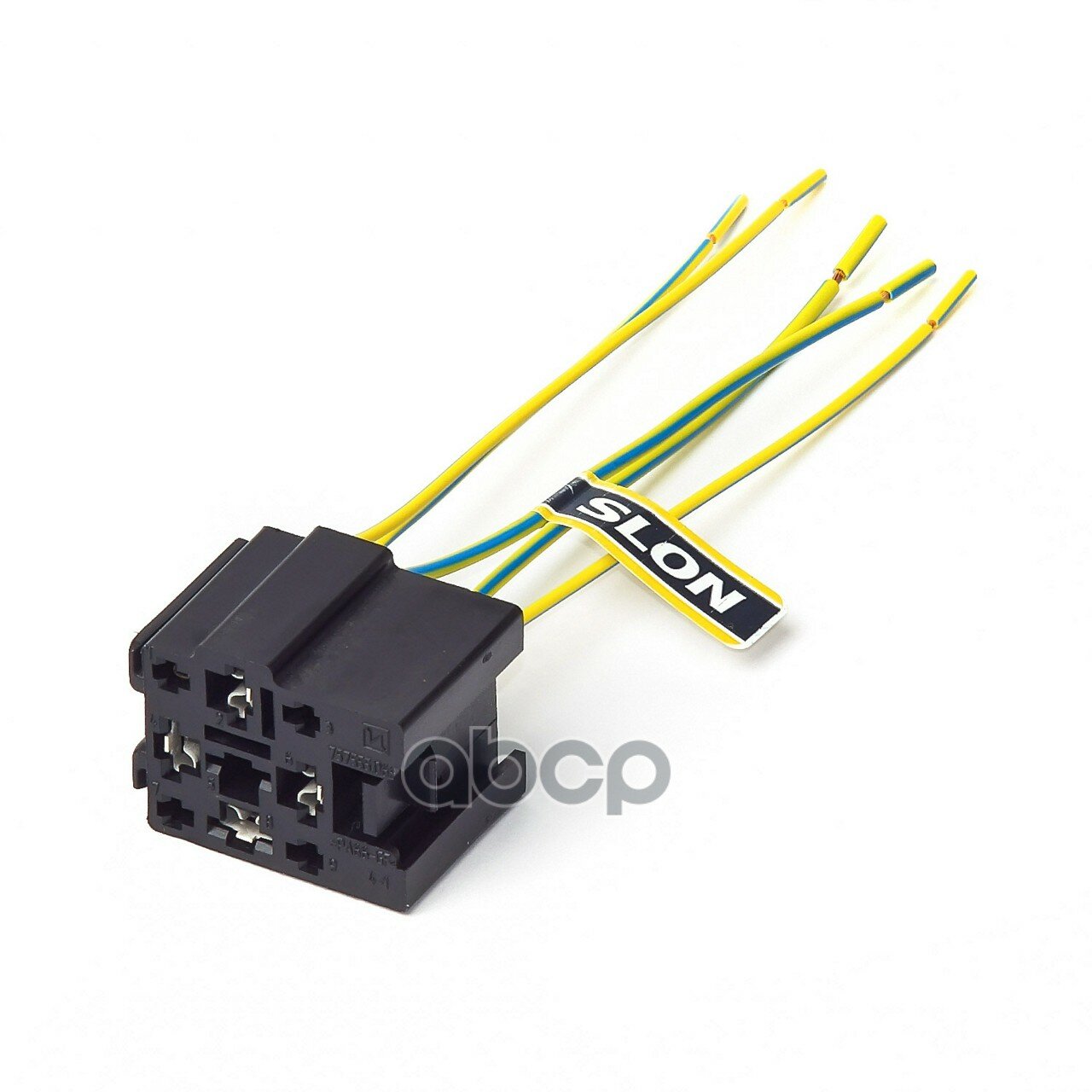 SLRK-340-4 Колодка к 5-ти контактного реле 2110-2112, реле стеклоочистителя, с проводами, SLON Slon арт. SLRK-340-4