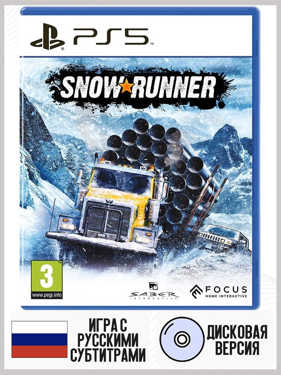 Игра SnowRunner (PS5 / PlayStation 5, Русские субтитры)