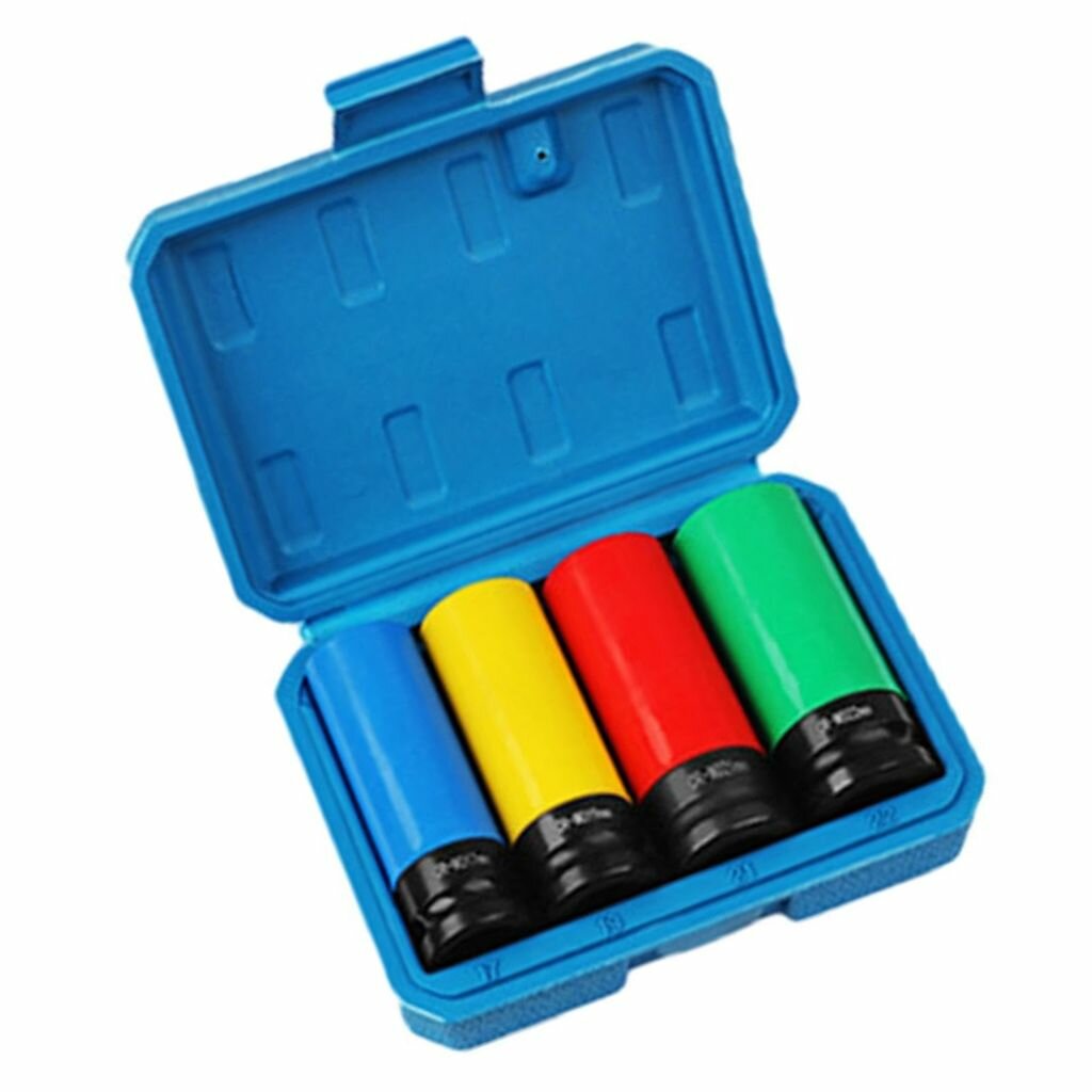 Удлиненные шестигранные головки для колесных болтов - набор из 4 предметов