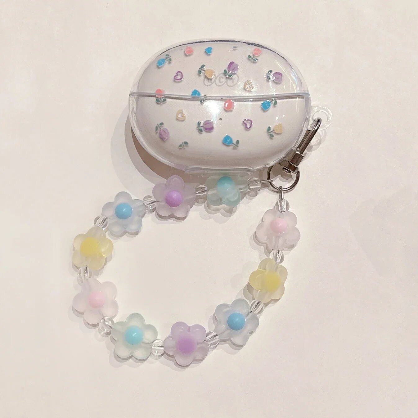 Чехол для наушников QCY Crossky C30, мягкий чехол с мультяшной звездой, бабочкой, цветком и собакой, чехол для наушников QCY C30s, коробка для наушников с брелоком