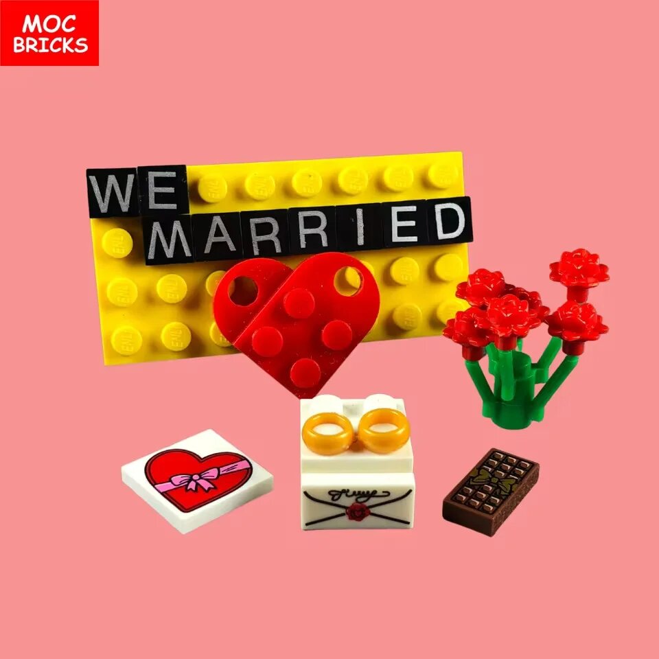 MOC BRICKS Свадебная сцена, Цвет NO.9