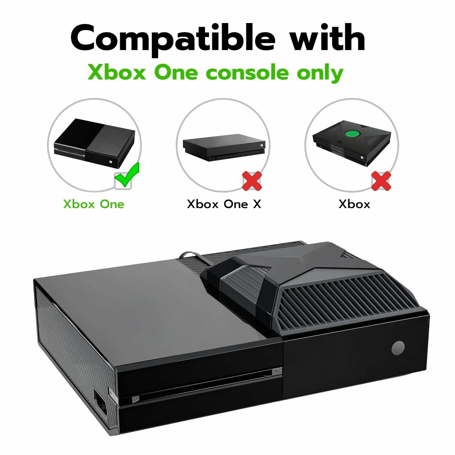 Автоматический вентилятор для Xbox One с датчиком температуры, Охлаждение геймпада, Универсальный держатель, Для игровых сессий
