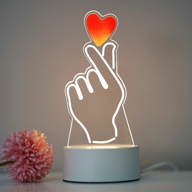 Ночник "3D Мультяшный", USB-питание, с возможностью добавления логотипа, 3 режима освещения