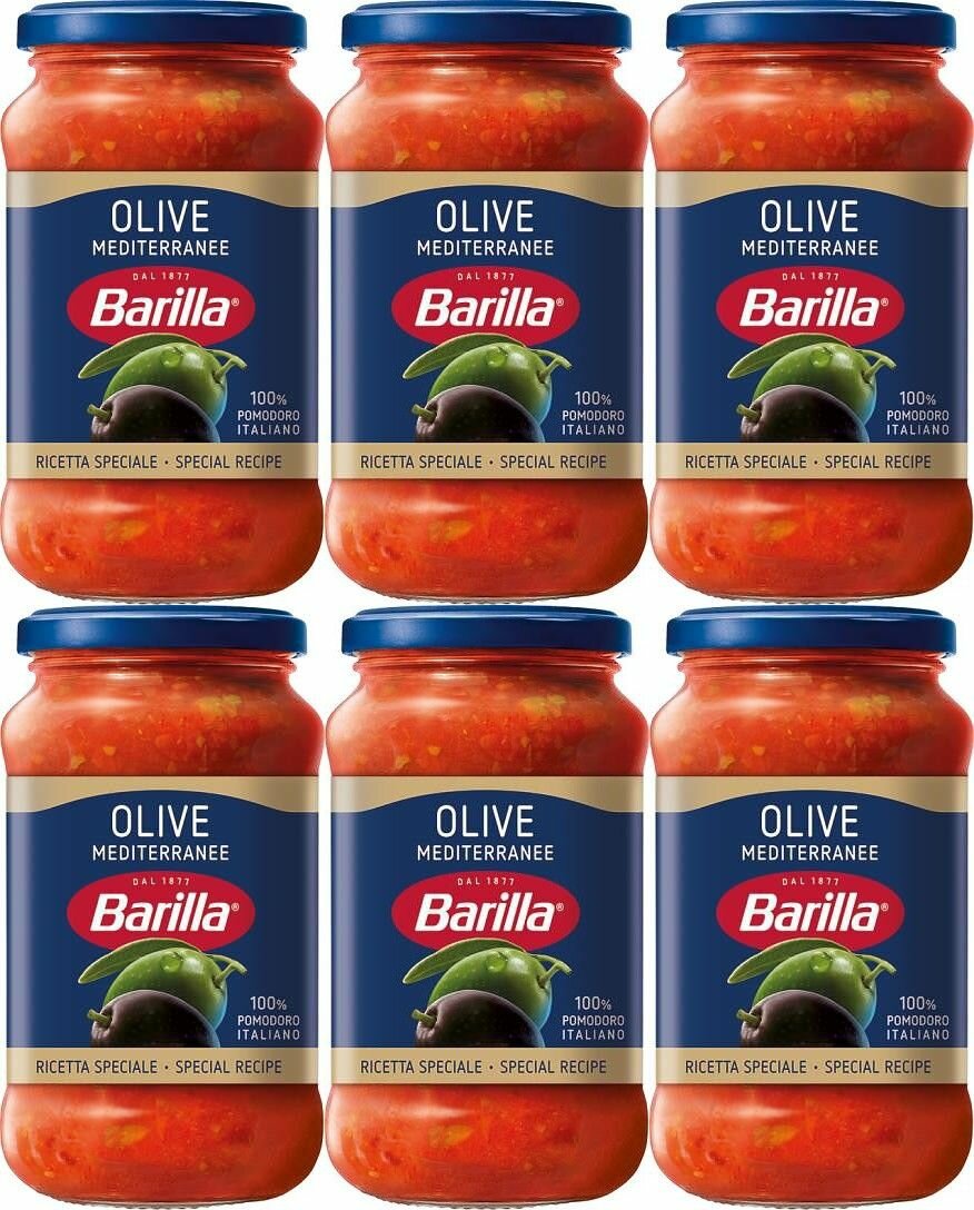 Barilla Соус томатный Оливковый, 400 гр, 6 шт в коробке