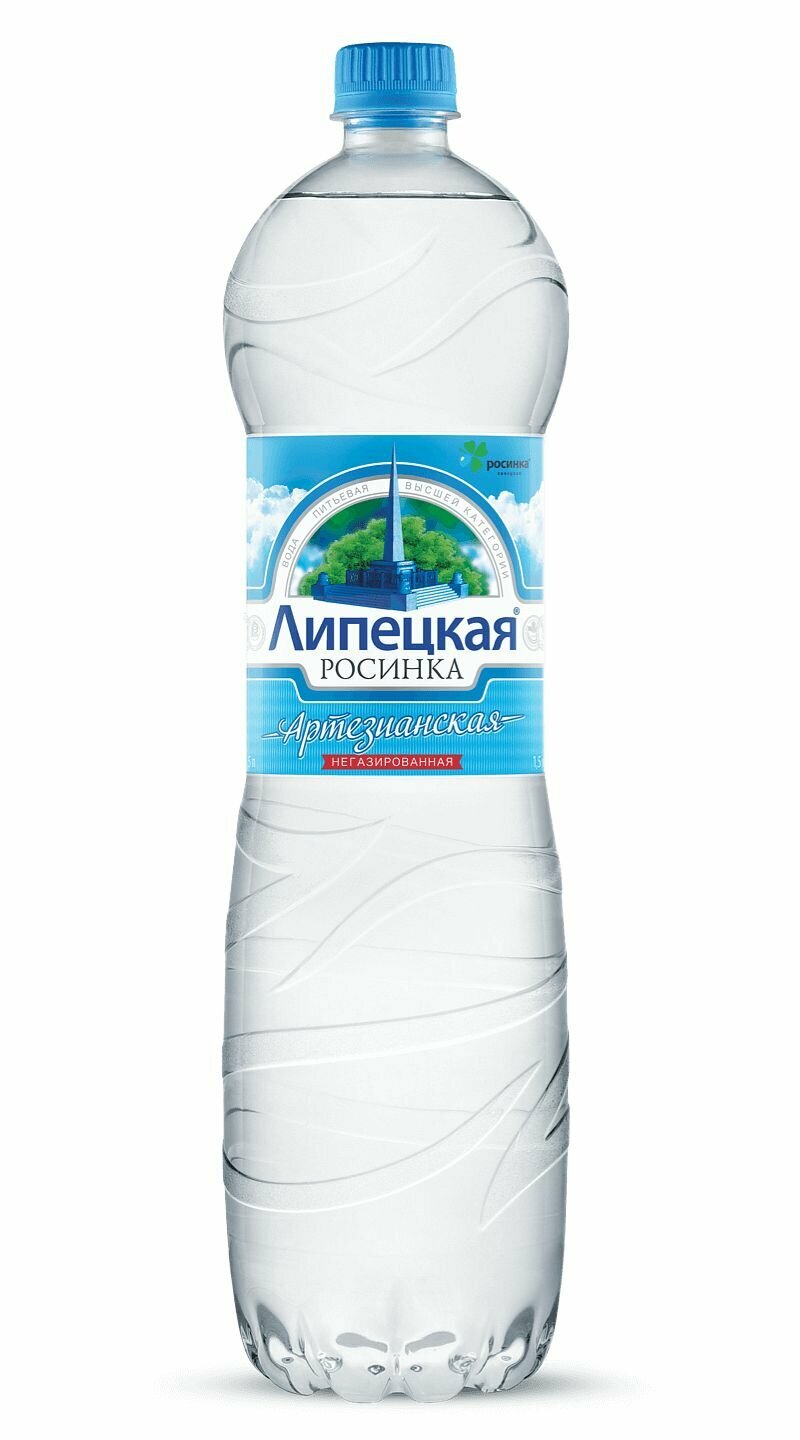 Липецкая Питьевая вода Лайт, 1.5 л, 6 шт в коробке
