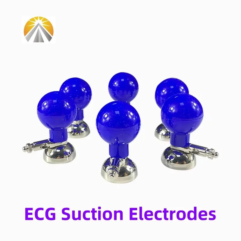 Многоразовые электроды ЭКГ SETOXCARE 6 шт, синий/серый, взрослые/детские Multi Blue