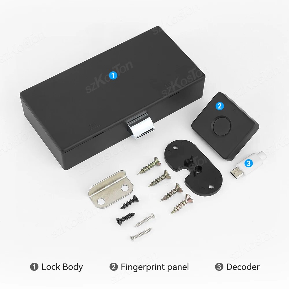 Биометрический замок SZKOSTON для шкафа