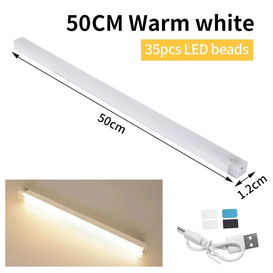 Светодиодная LED лента 50см Warm White