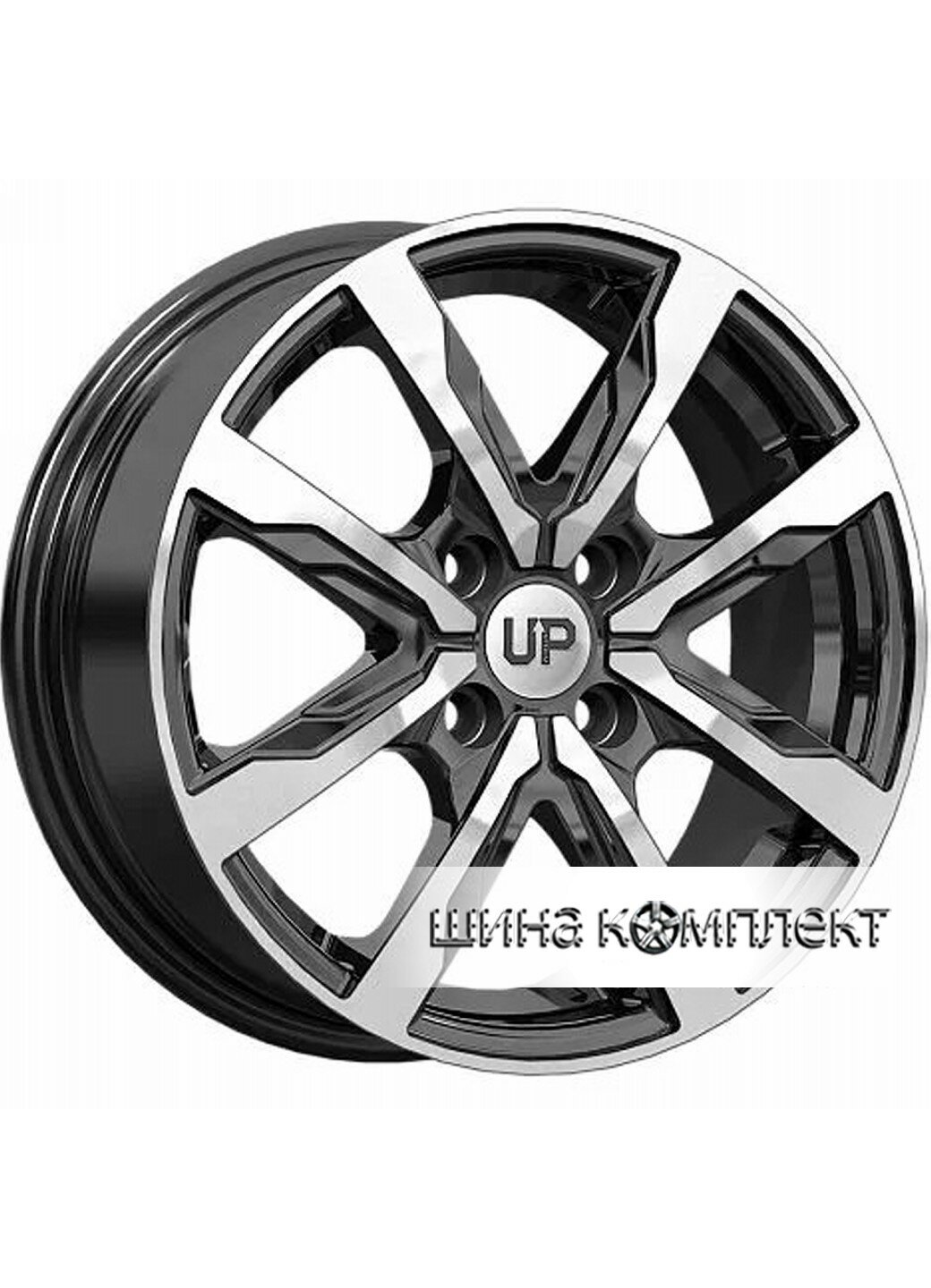 Колесный диск Wheels UP Up122 6x15 4x114,3 ET43 67,1 New Diamond литой для автомобиля