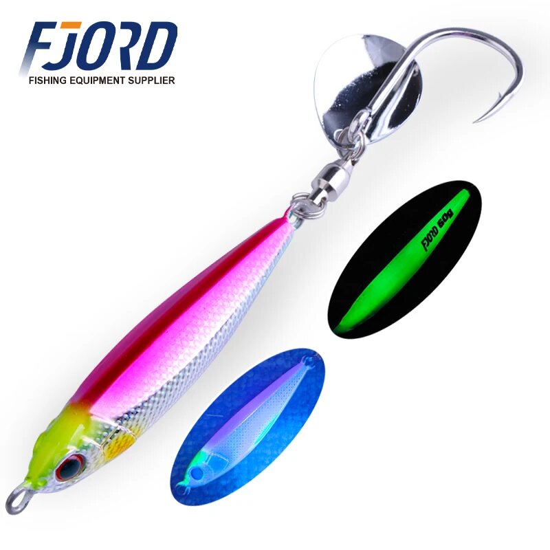 FJORD Hyper Long Casting Metal Jig, color7, 30-80г