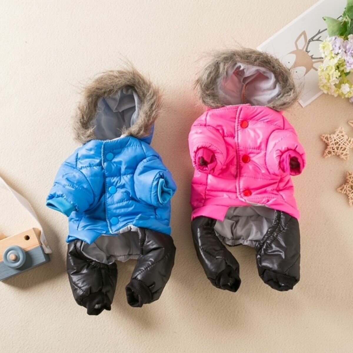 Одежда для собак комбинезон теплый для животных