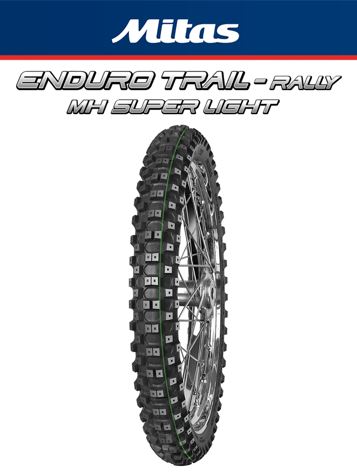 Мотошина Mitas ENDURO TRAIL-RALLY MH SUPER LIGHT 90/90-21 (3.00-21) 54R TUBE TYPE Front