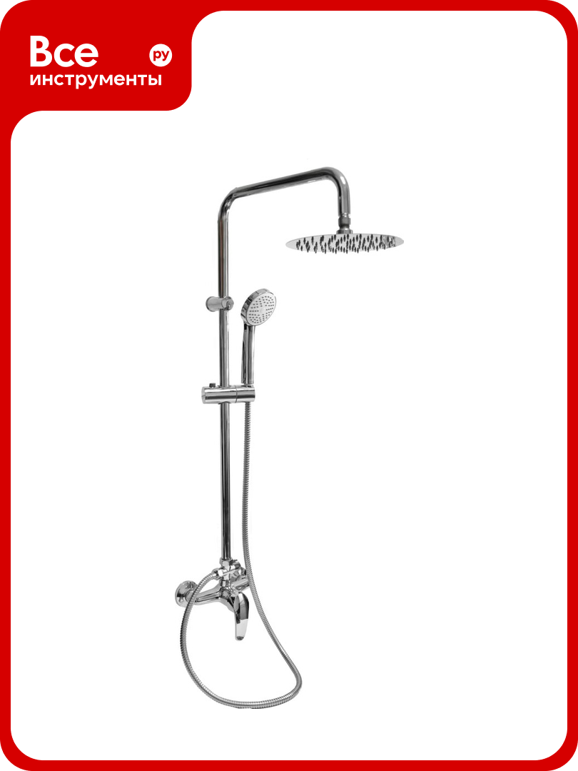 Душевая стойка Istok "life luxe" с одноручным латунным смесителем 0402.978